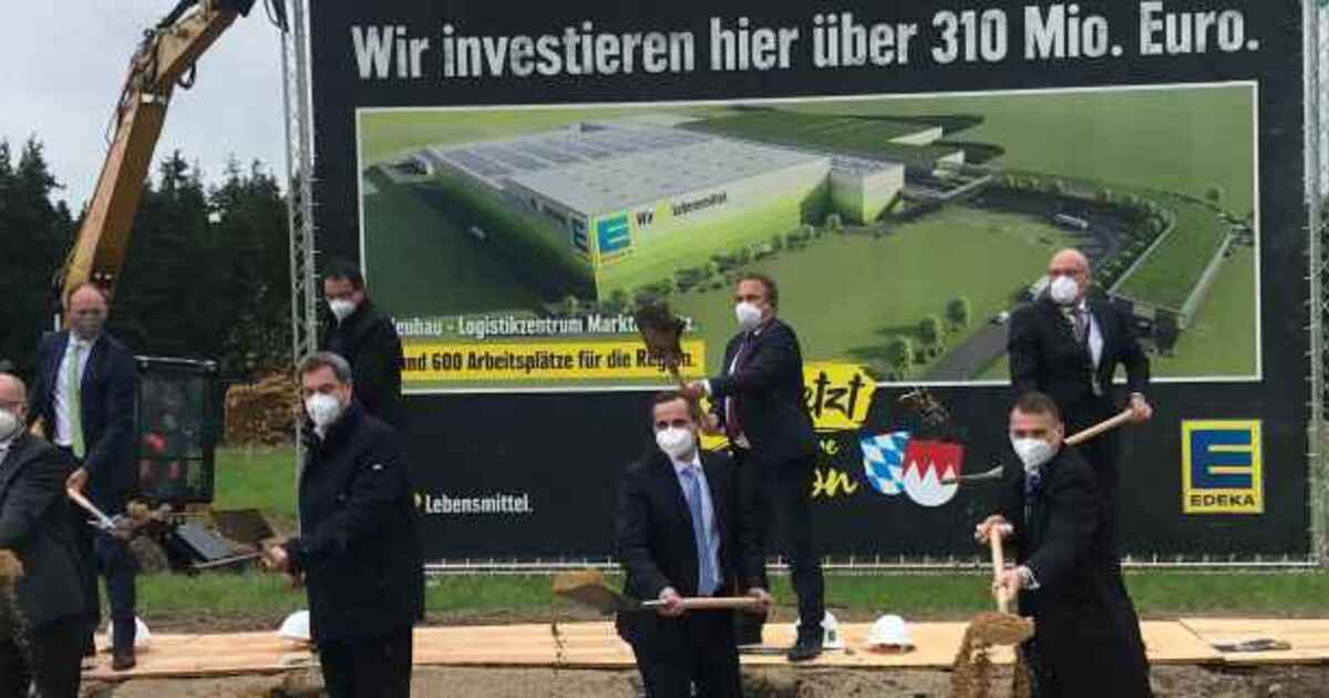 Marktredwitz: Spatenstich für neues EDEKA-Logistikzentrum | tvo.de