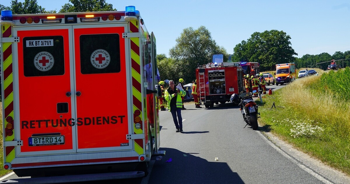 Schwerer Verkehrsunfall zwischen Gesees und Hummeltal – zwei Personen schwer verletzt | tvo.de